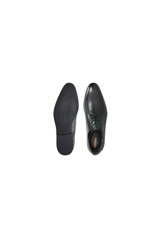 Buy CLARKS Black Mens Leather Lace Up Derbys | Shoppers Stop
