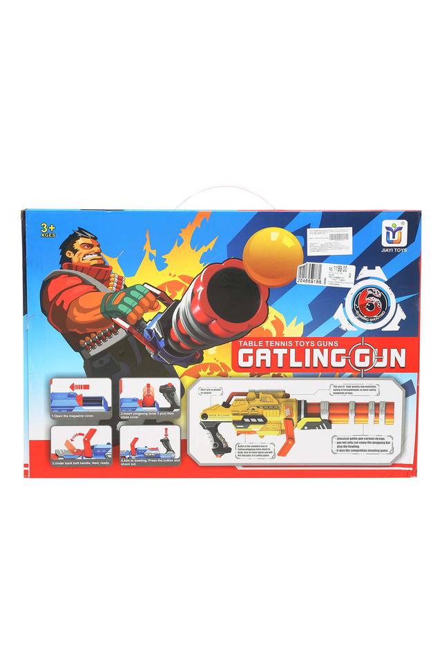 Buy LIFE Unisex Table Tennis Toy Gun with 6 Balls and 6 Pins Set ...