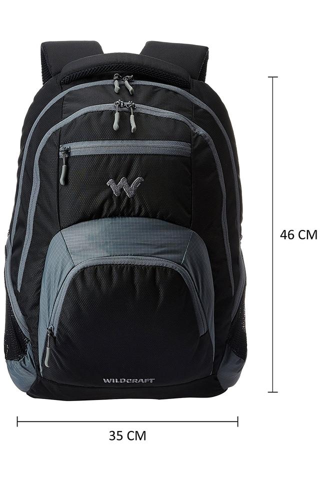 Buy WILDCRAFT Unisex 2 Compartment Zipper Closure Laptop Backpack ...