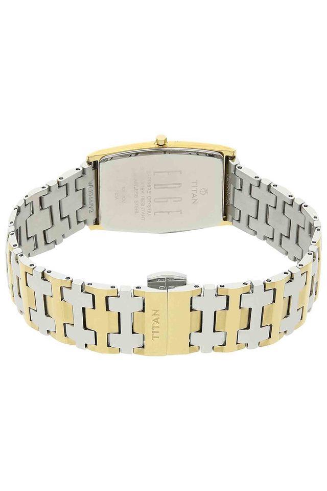 Buy TITAN Mens White Dial Stainless Steel Analogue Watch - NM1044BM02 ...