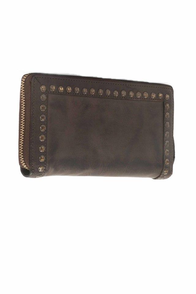 Buy KOMPANERO Tobacco Womens Genuine Leather Dark Brown Color Bi-Fold ...