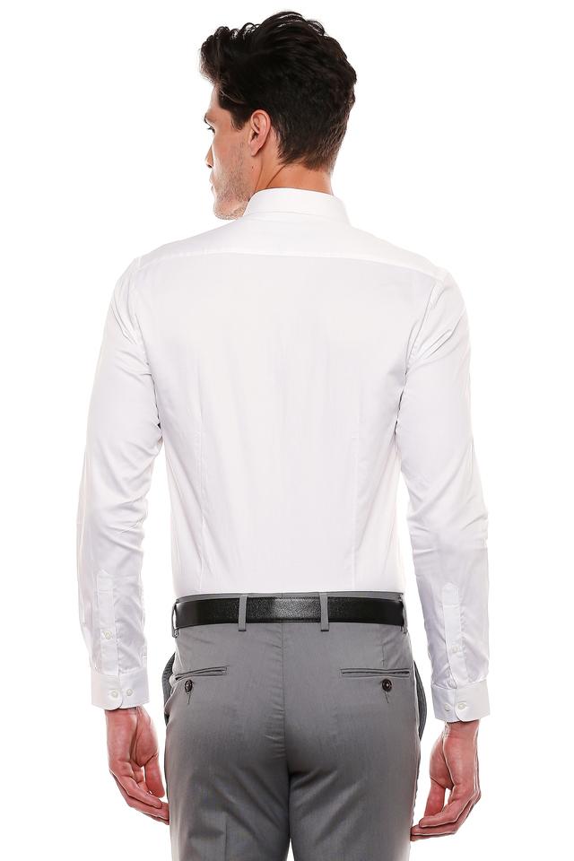 Buy FRATINI White Mens Solid Formal Shirt | Shoppers Stop
