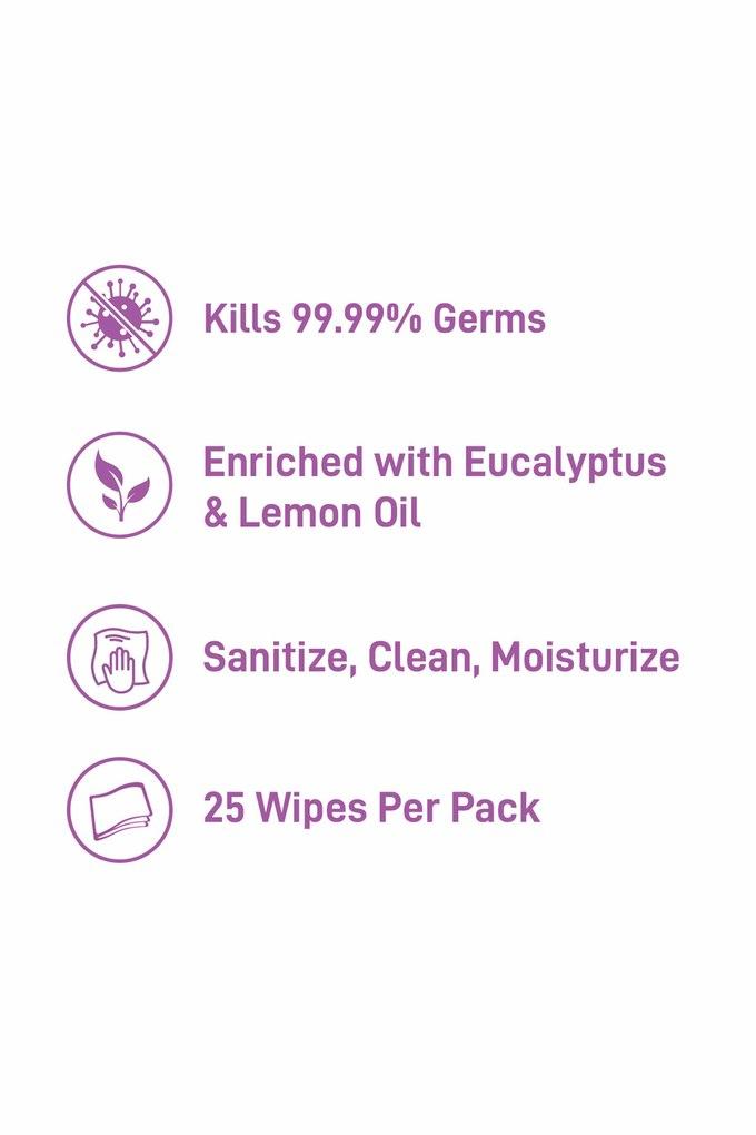 Buy MYGLAMM Unisex WIPEOUT Sanitizing Wipes - 25 wipes | Shoppers Stop