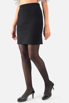 Buy NEXT2SKIN Women's Nylon Sheer Transparent Pattern Pantyhose ...