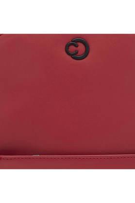 Buy CAPRESE Red Zipper Closure Tiana Faux Leather Women's Party Wear ...