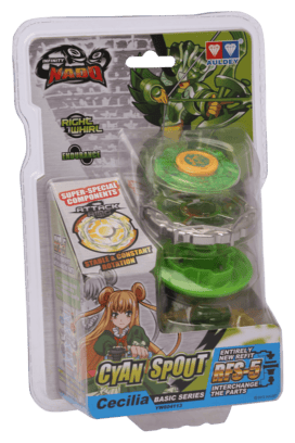 Buy TOY TRIANGLE Boys Basic Nado Cyan Spout Beyblade Top Set | Shoppers ...