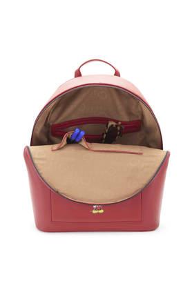 Buy CAPRESE Red Zipper Closure Tiana Faux Leather Women's Party Wear ...