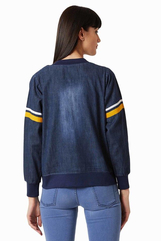 Buy MISS CHASE Women's Regular Fit Solid Jacket | Shoppers Stop