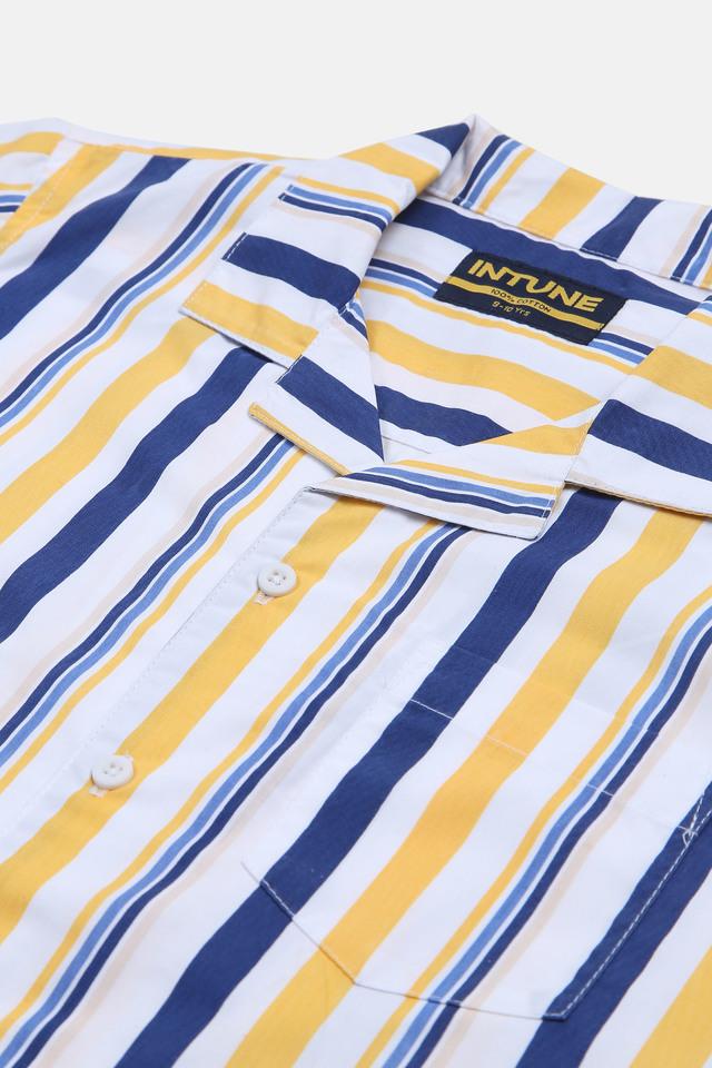 Buy INTUNE Summer Vibes Cotton Striped Shirt for Boys | Shoppers Stop