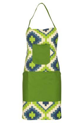 Buy SWAYAM Gloria Geometric Pattern Regular Apron | Shoppers Stop