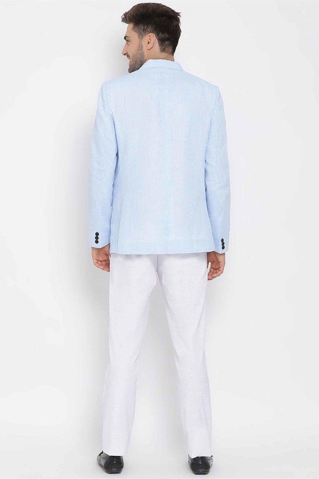 Buy HANGUP Solid Polyester Blend Regular Fit Men's Suit | Shoppers Stop