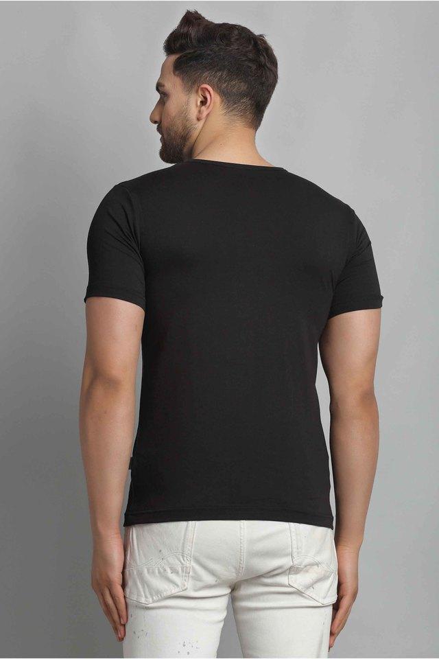 Buy RIGO Graphic Cotton Slim Fit Men's T-Shirt | Shoppers Stop