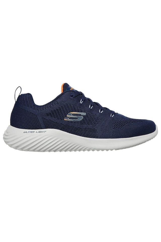 Buy SKECHERS Navy Fabric Regular Lace Up Men's Sport Shoes | Shoppers Stop