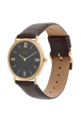 Buy NEBULA 18 Karat Solid Gold Analog Watch for Men with Black Dial ...
