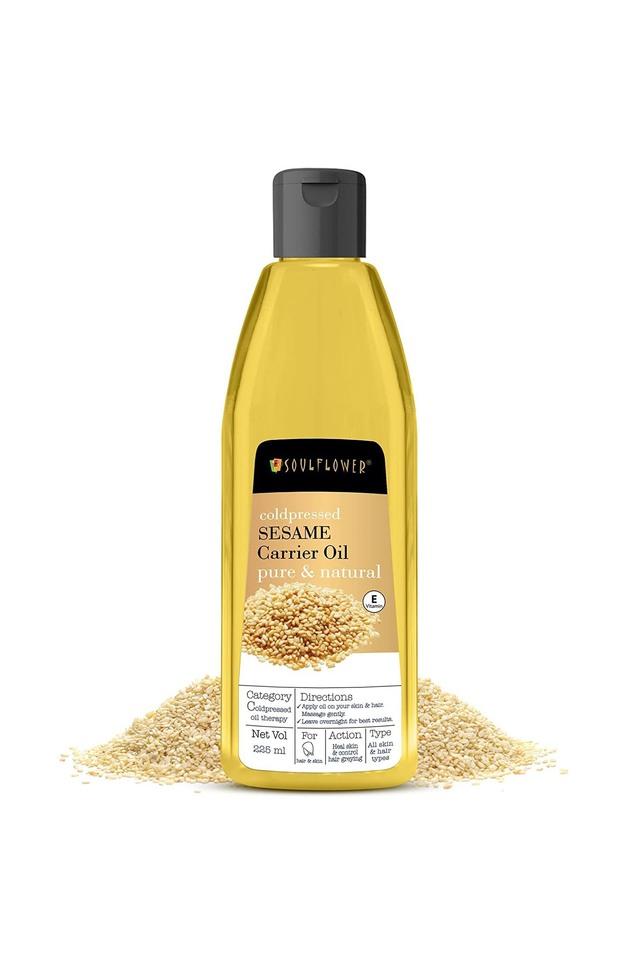 Buy SOULFLOWER Cold Pressed Sesame Oil 225 ml Shoppers Stop