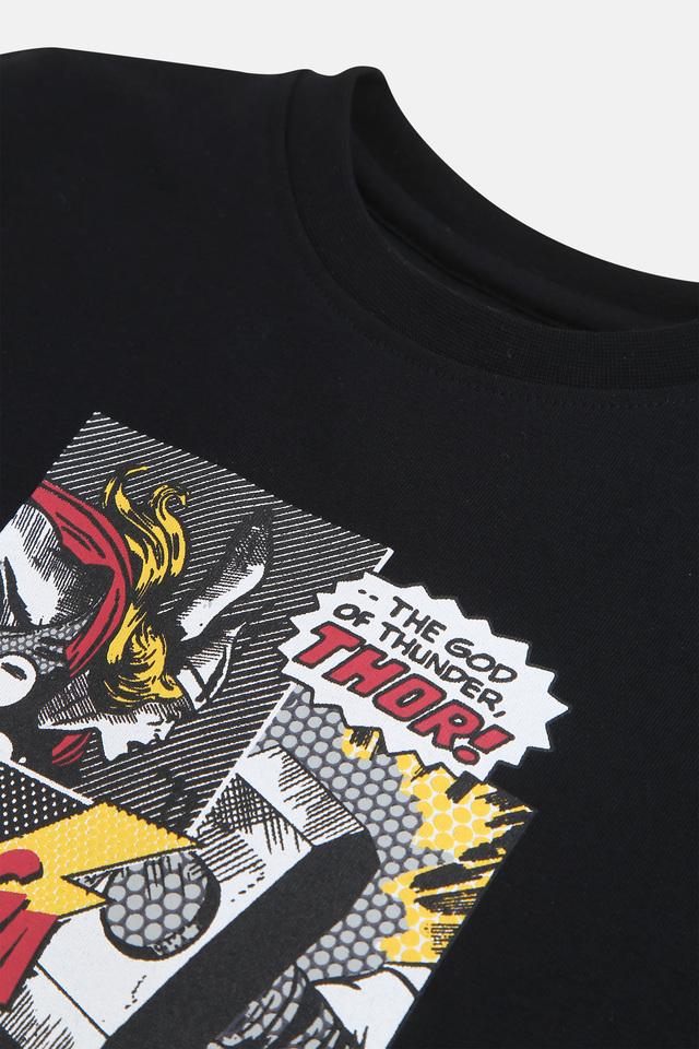 Buy INTUNE For Asgard! Thor Cotton T-shirt for Boys | Shoppers Stop