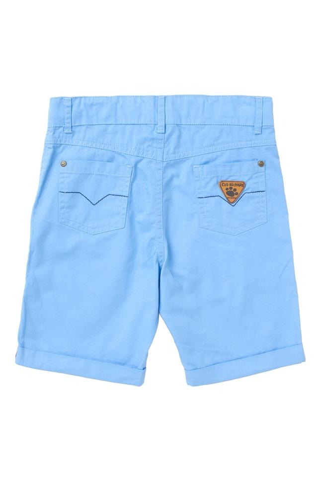 Buy CUB MCPAWS Solid Cotton Regular Fit Boys Shorts | Shoppers Stop