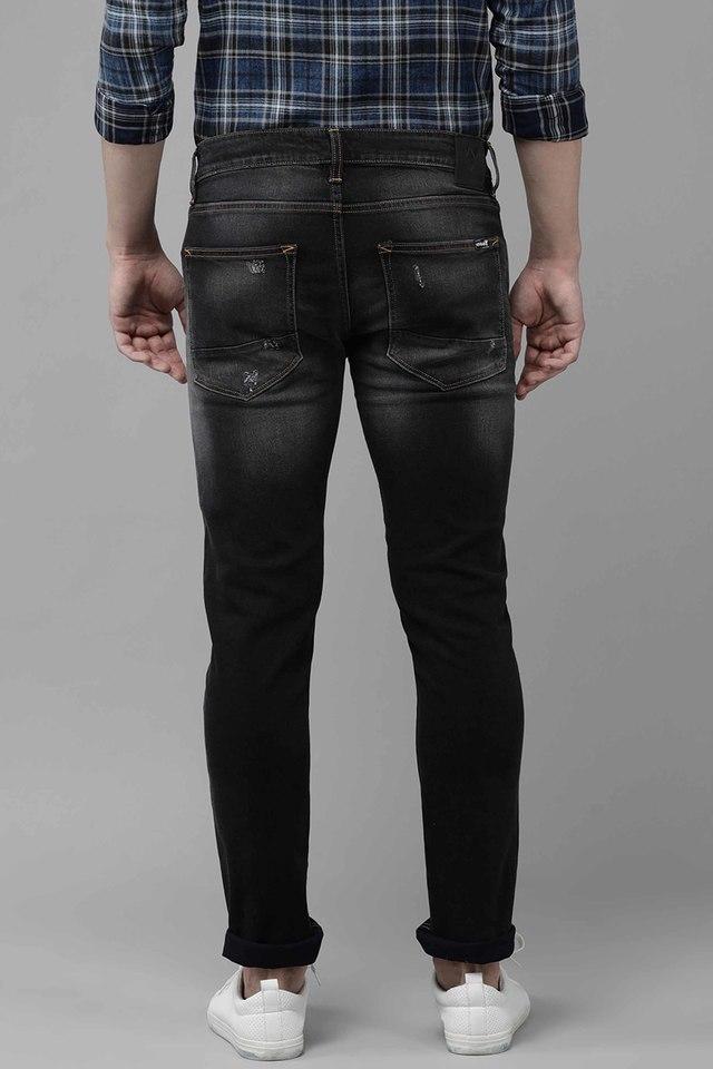 Buy VOI JEANS Mid Tone Wash Cotton Skinny Fit Men's Jeans | Shoppers Stop