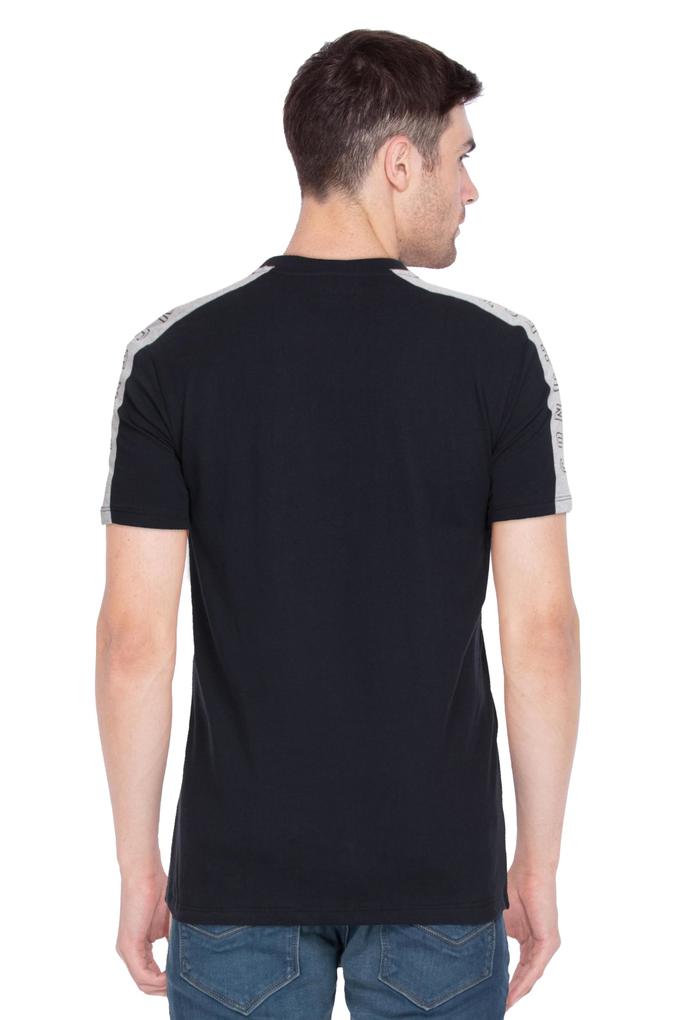 Buy STOP Navy Mens Solid T-Shirt | Shoppers Stop