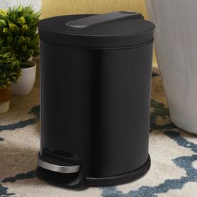 Buy OBSESSIONS Andaz Step Dustbin 5 Litres Black | Shoppers Stop