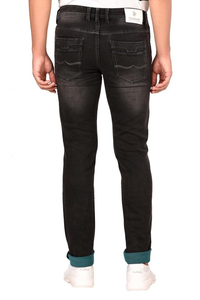 Buy MOUSTACHE Mens Skinny Fit Solid Jeans | Shoppers Stop