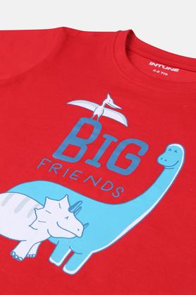 Buy INTUNE Team Captain Cotton T-shirt for Boys | Shoppers Stop