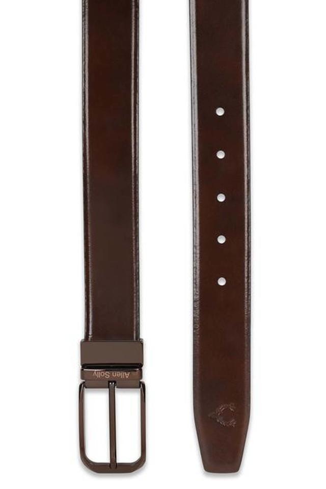 Buy ALLEN SOLLY Black Mens Buckle Closure Reversible Formal Belt ...