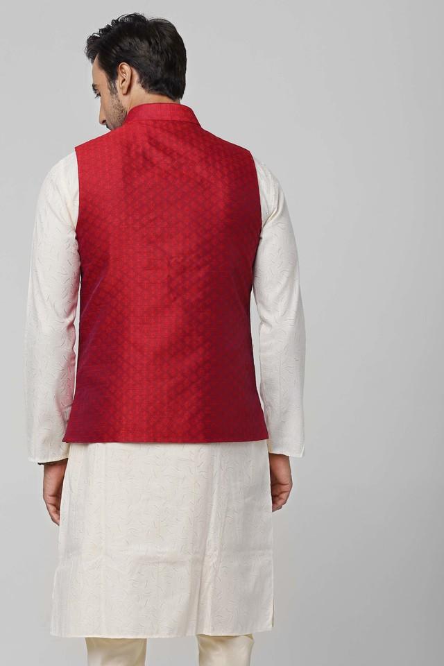 Buy STOP Maroon Mens Sleeveless Waistcoat | Shoppers Stop