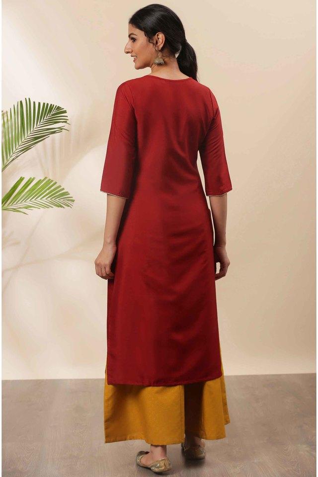 Plain Red Kurta Design | atelier-yuwa.ciao.jp