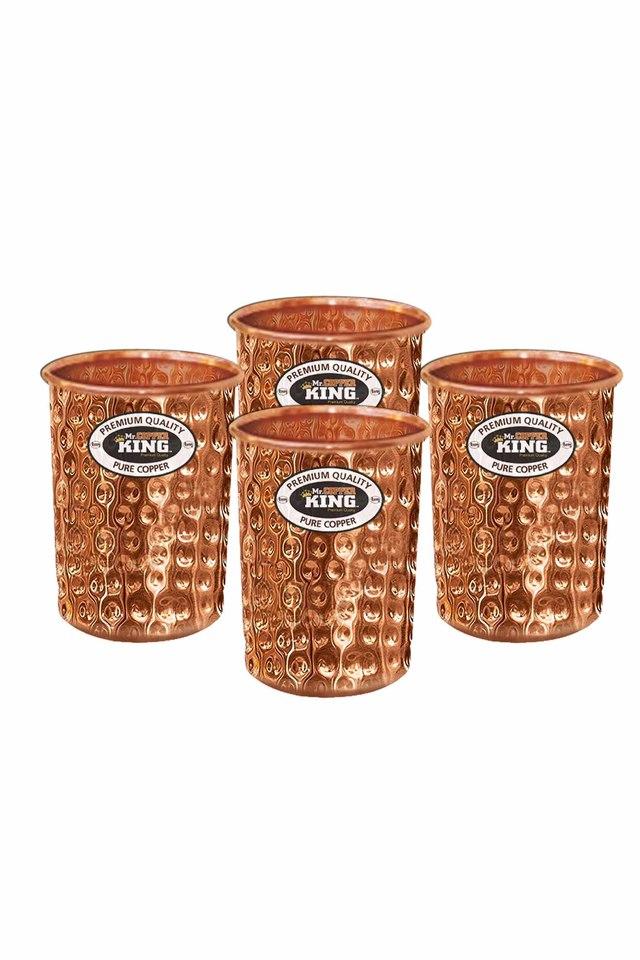 Buy MR.COPPER KING 4Pcs Tumbler Set Hammered | Shoppers Stop