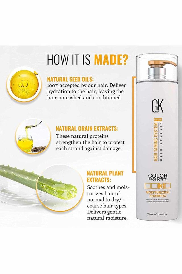 Buy GK HAIR Moisturizing Shampoo Color Protection 1000 ml | Shoppers Stop