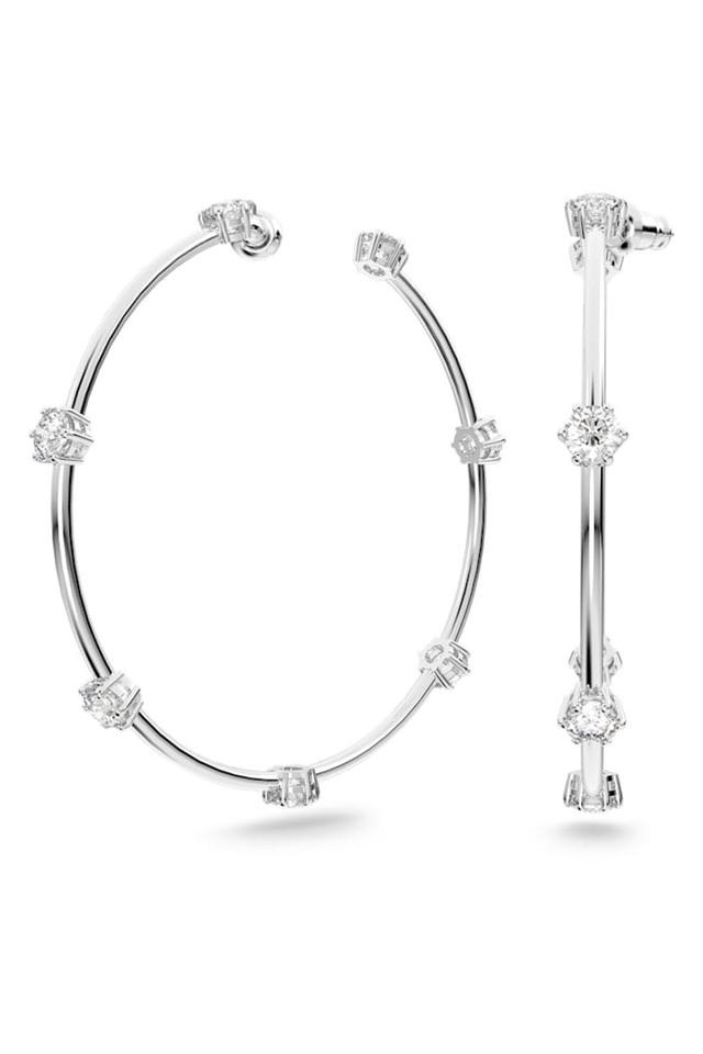 Buy SWAROVSKI Crystal White Womens Western Earrings | Shoppers Stop