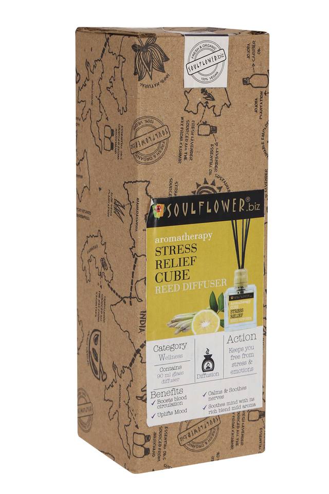 Buy SOULFLOWER Cube Stress Relief Reed Diffuser - 390 gm | Shoppers Stop