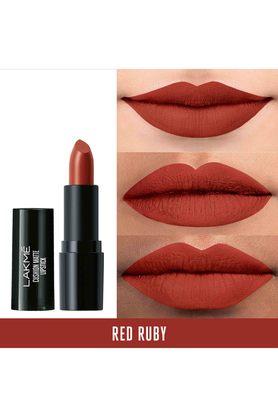 Buy LAKME Cushion Matte Lipstick Red Ruby - 4.5 g | Shoppers Stop